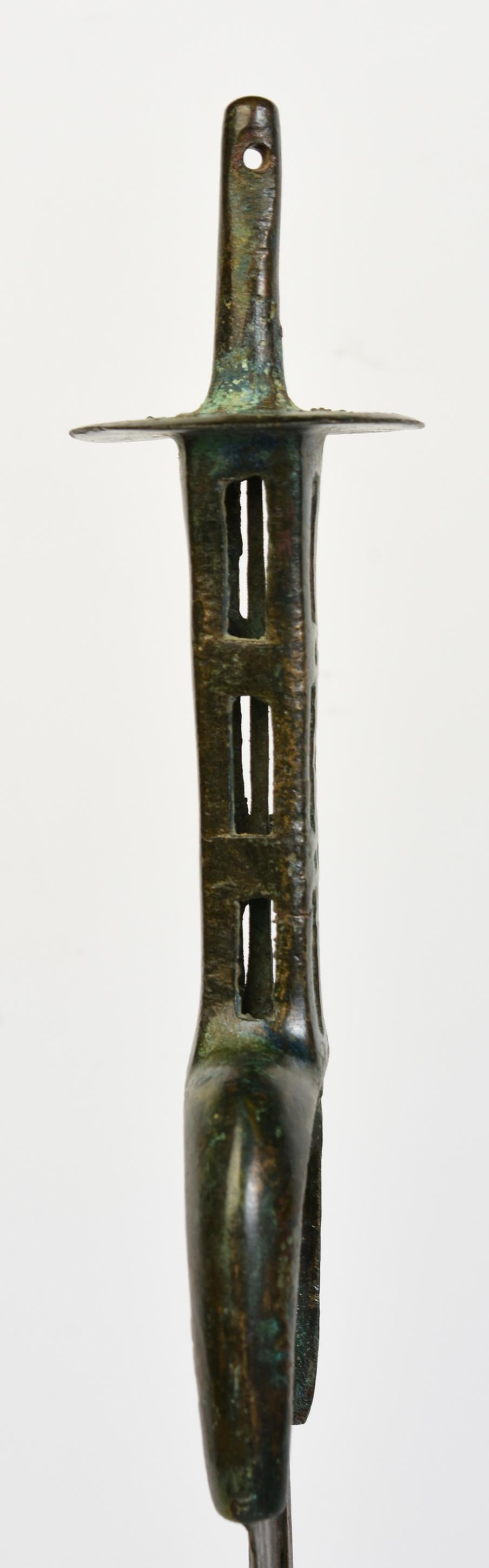 Ancient Luristan Bronze Sword / Knife / Dagger / Early Iron Age Weapon For Sale at 1stDibs