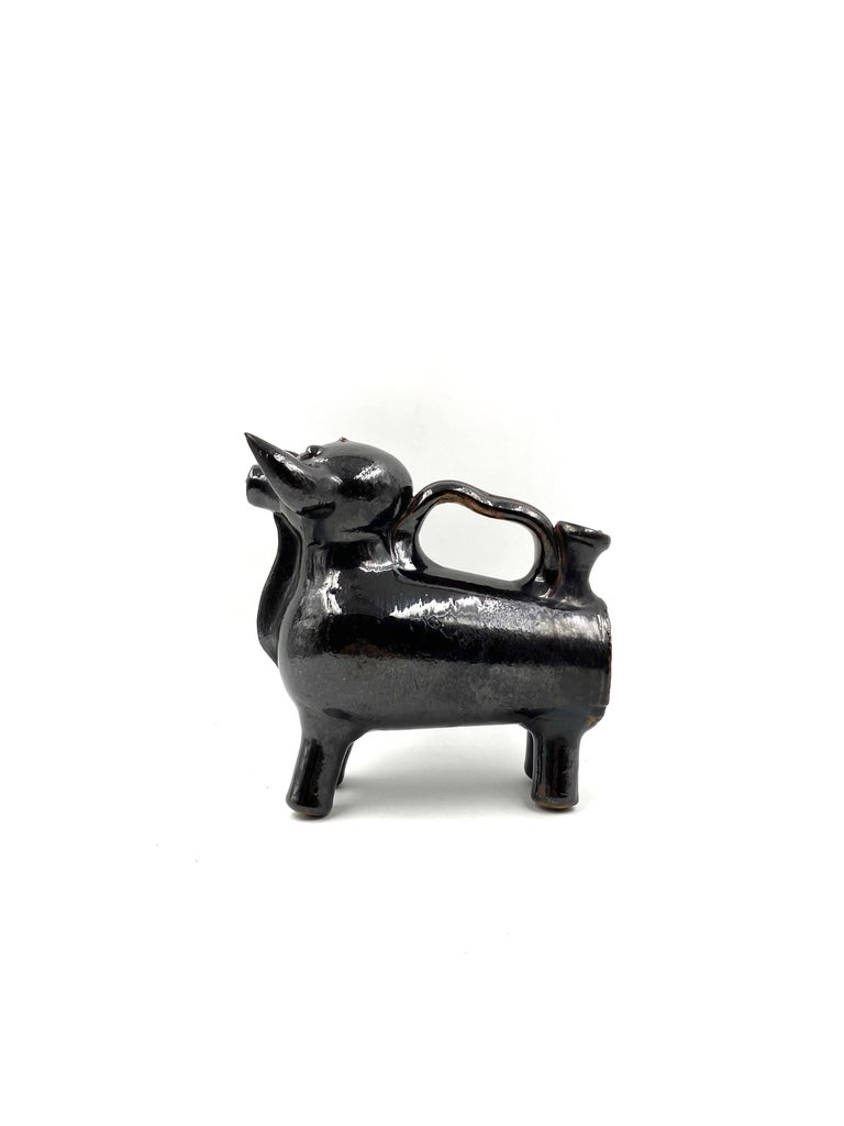 Ancient Mediterranean Style Bull Shaped Jug Sculpture, France, 1960s ...