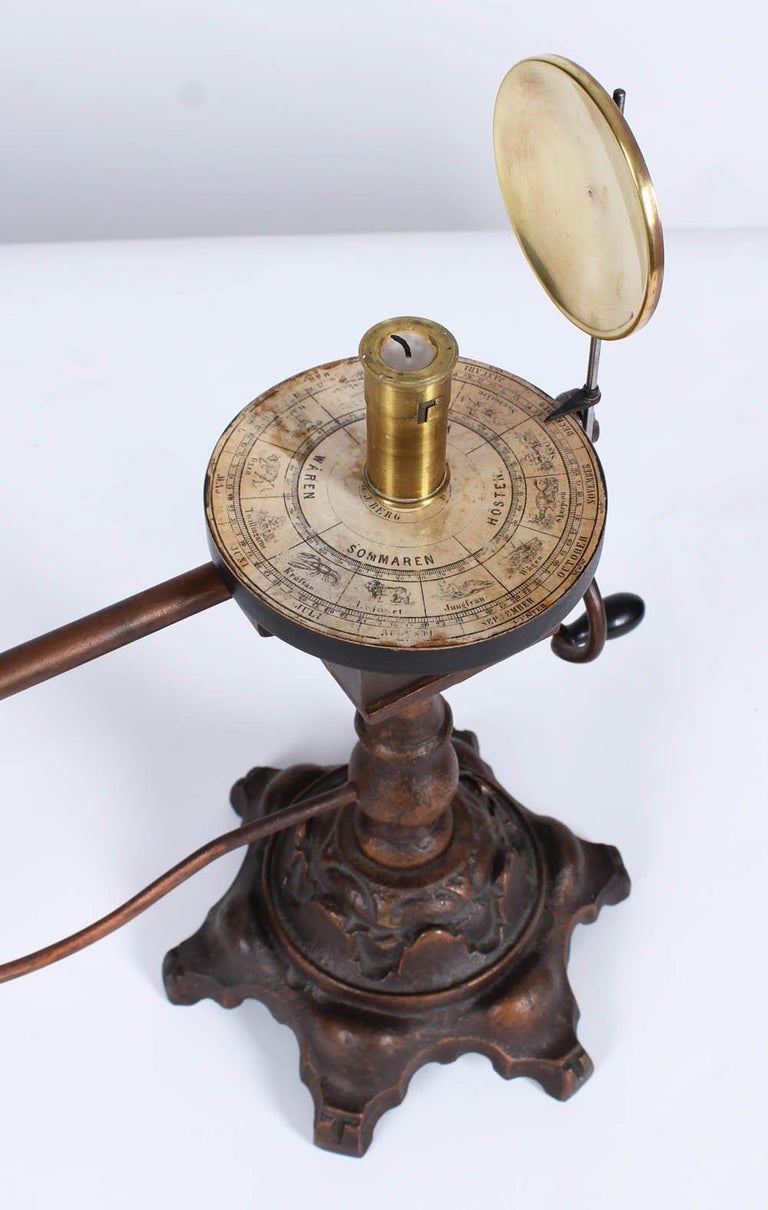 Ancient Planetary Model, Tellurium, Stockholm, circa 1900, Scientific ...