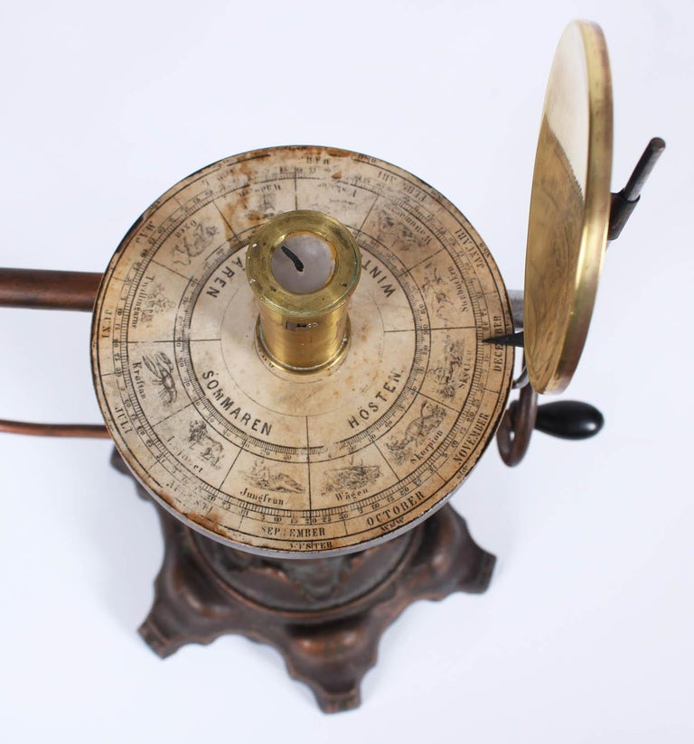 Ancient Planetary Model, Tellurium, Stockholm, circa 1900, Scientific ...