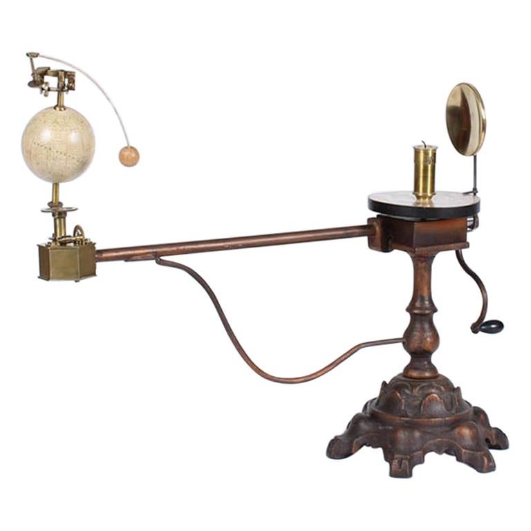 Ancient Planetary Model, Tellurium, Stockholm, circa 1900, Scientific ...