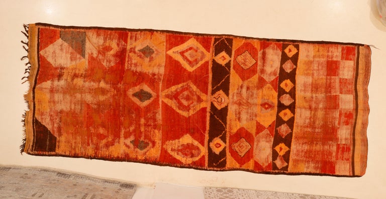 Ancient Rehamna Moroccan Berber Rug For Sale at 1stDibs
