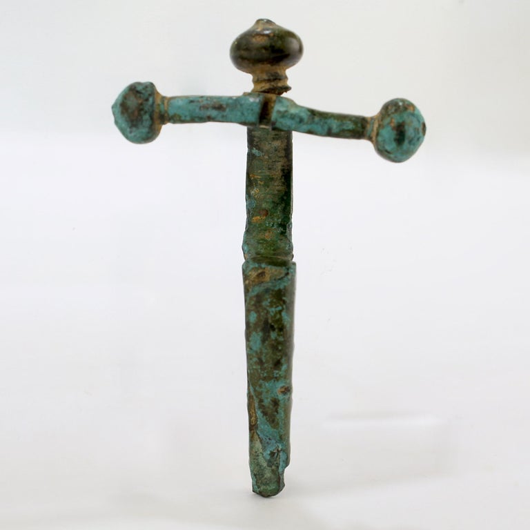 Ancient Roman Bronze Crossbow Fibula or Toga Pin For Sale at 1stDibs ...
