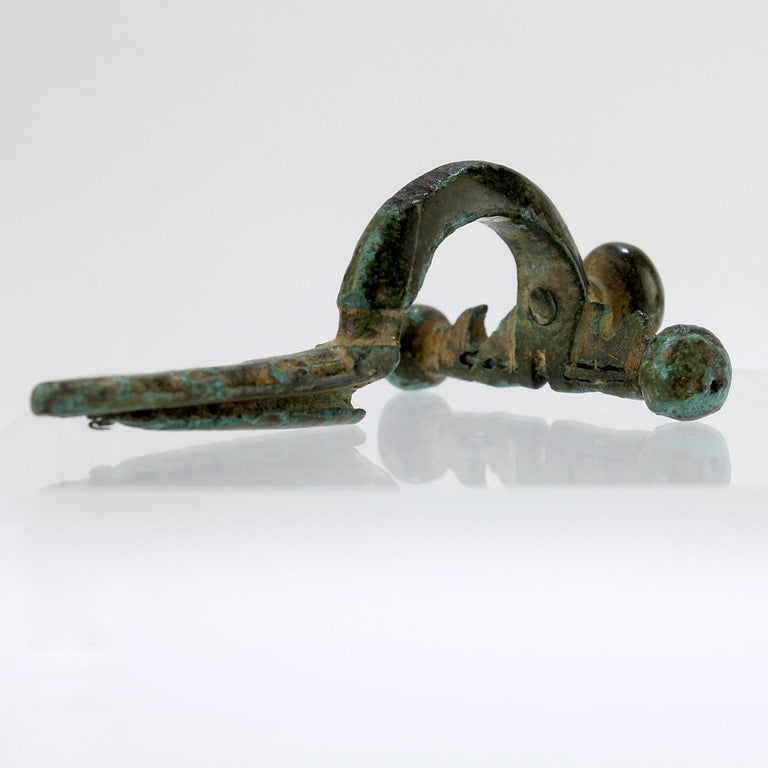 Ancient Roman Bronze Crossbow Fibula or Toga Pin For Sale at 1stDibs ...