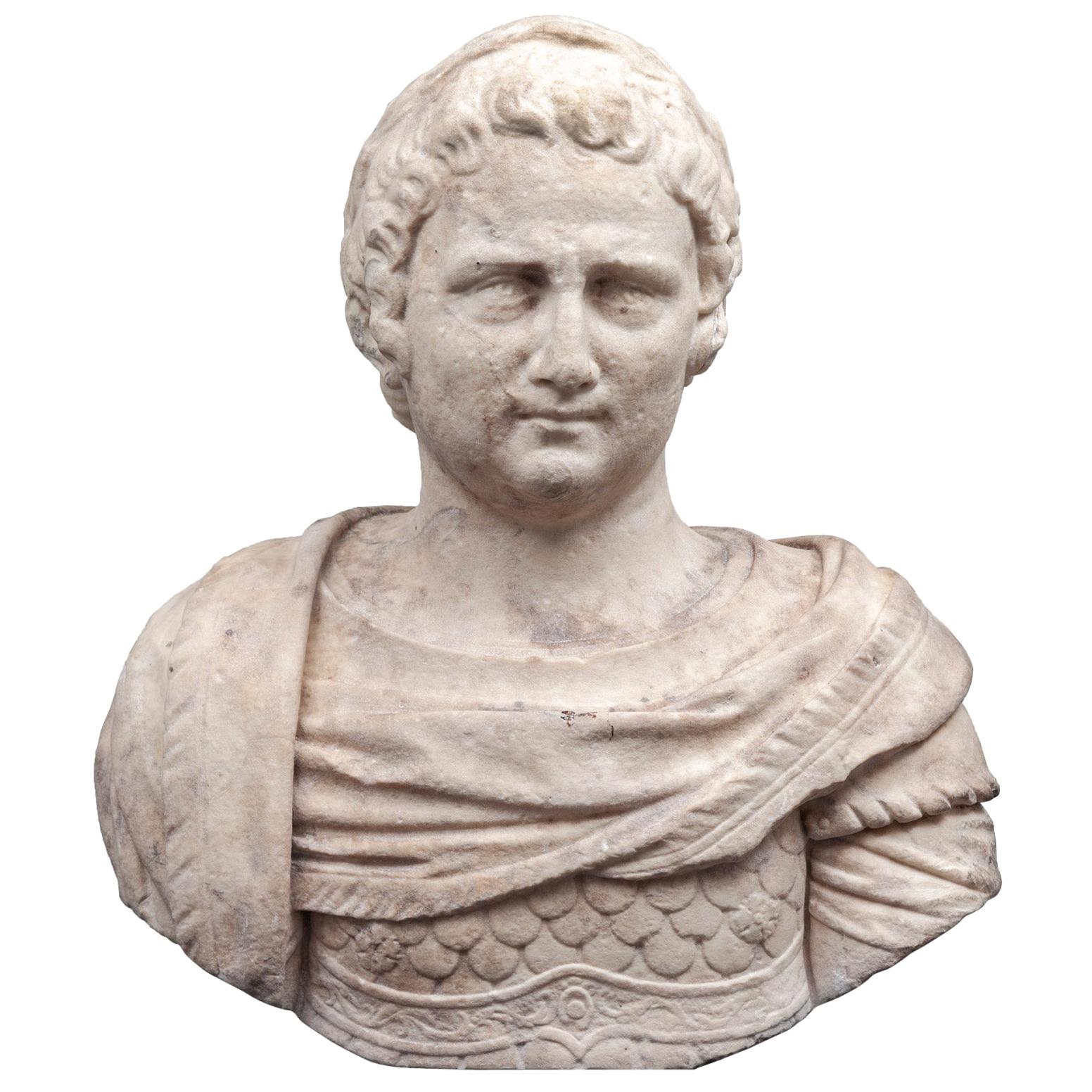 Ancient Roman Statue Bust