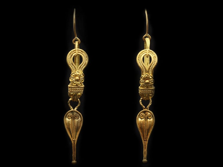 Ancient Roman Earrings, 2nd Century AD For Sale at 1stDibs | roman gold ...