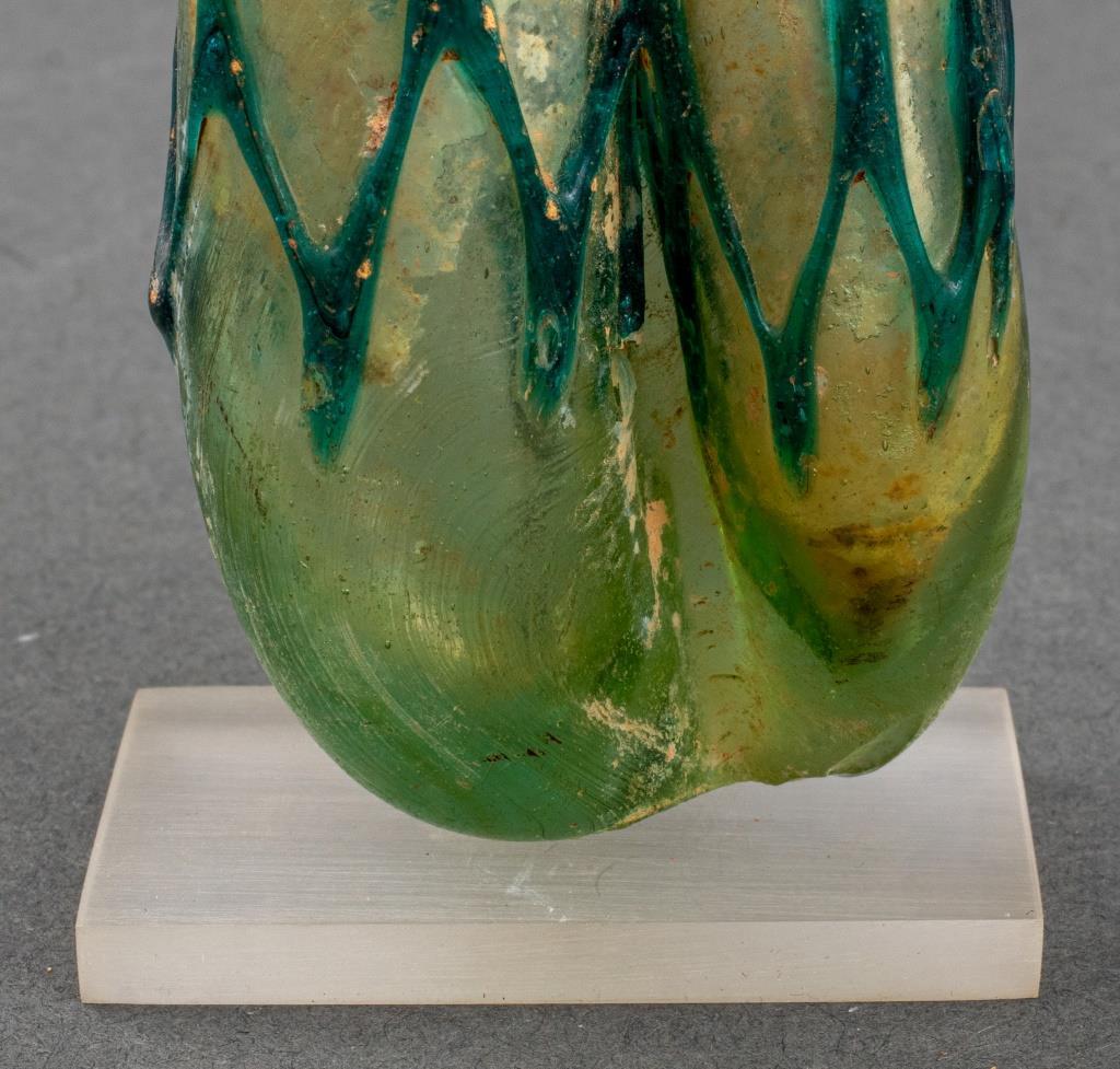Ancient Roman Glass Double Unguentarium on Stand For Sale at 1stDibs