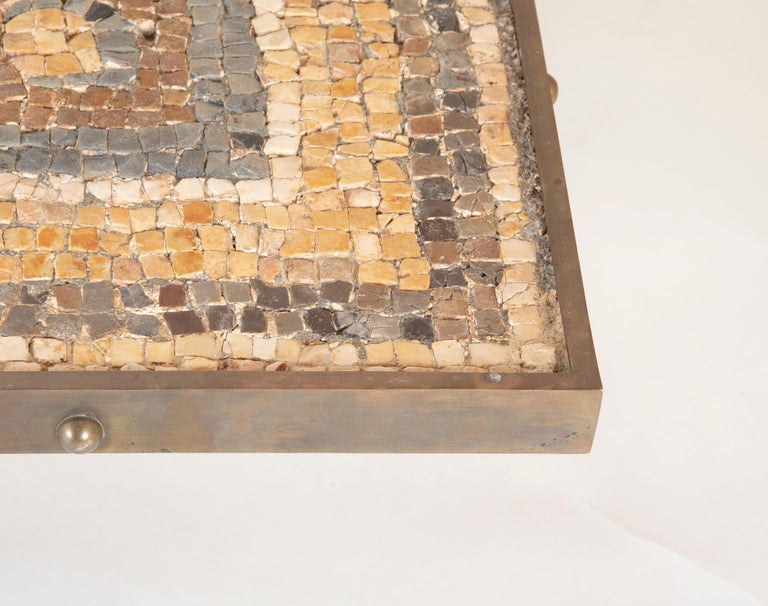 Ancient Roman Mosaic Slab Coffee Table at 1stDibs | ct mosaic slab ...