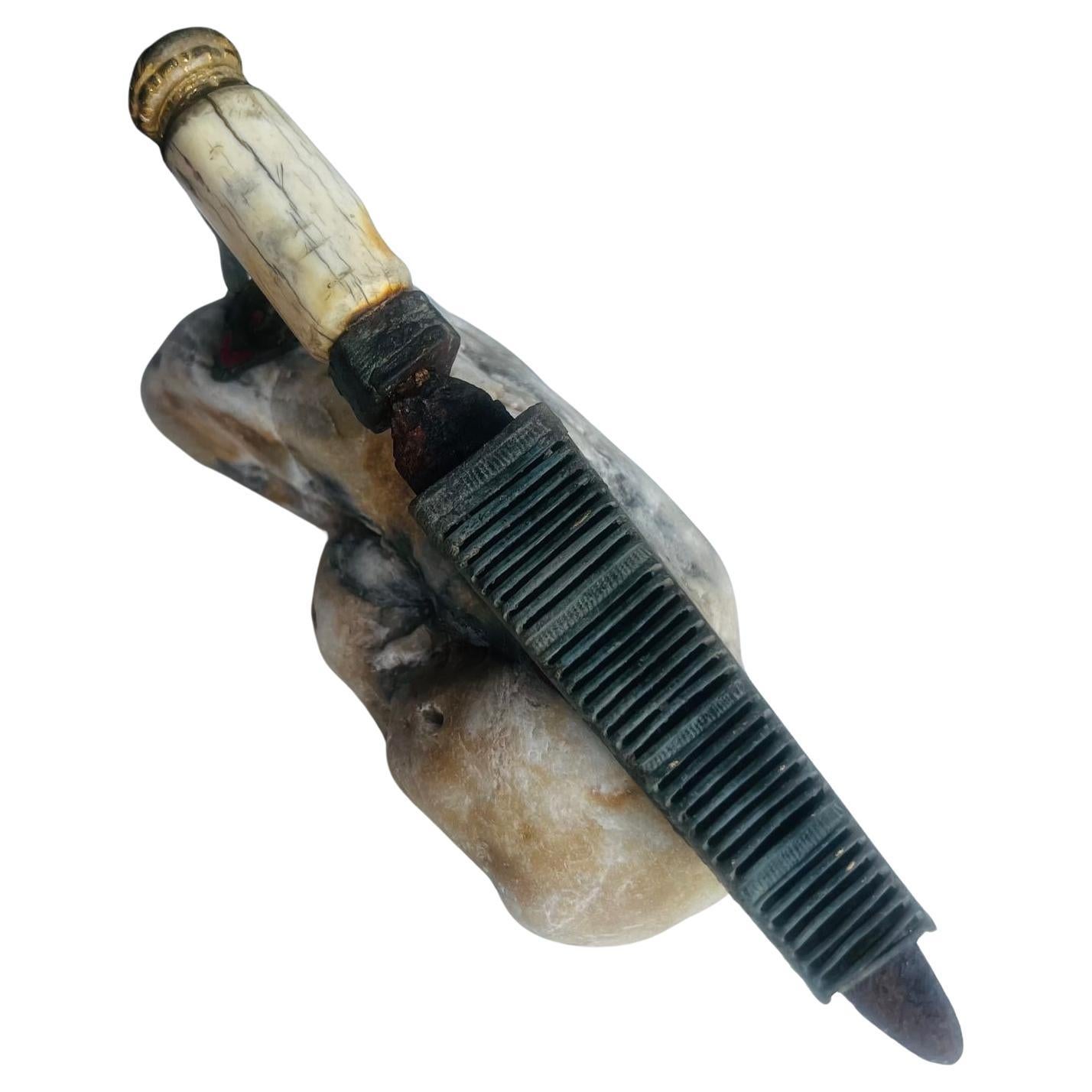 Antique Roman Rare Dagger with bronze Sheath and Roman personal Seal 1 ...