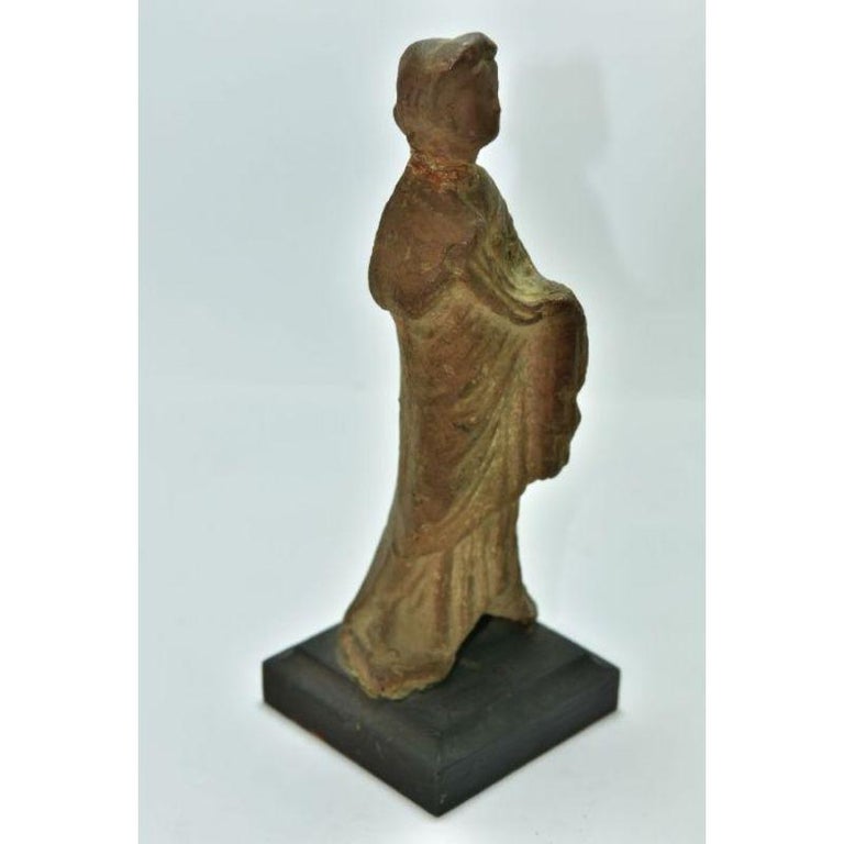 Ancient Terracotta Tanagra, 'Restored' For Sale at 1stDibs