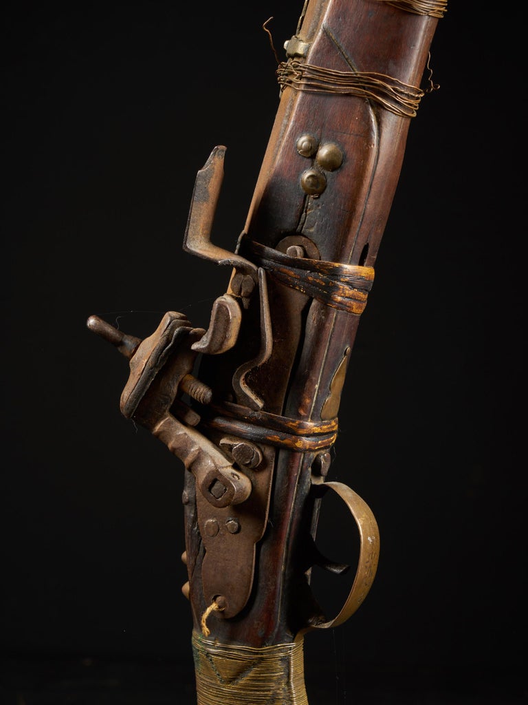 Ancient Trade Riffle Used by the Chokwe People in Angola For Sale at ...