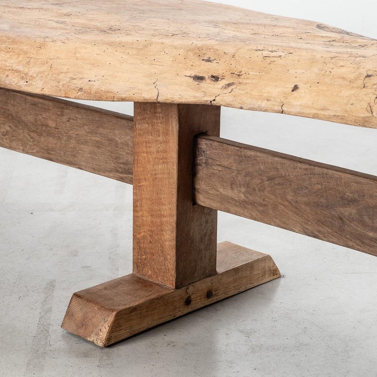 Ancient wooden bench, Britain, 1900s at 1stDibs