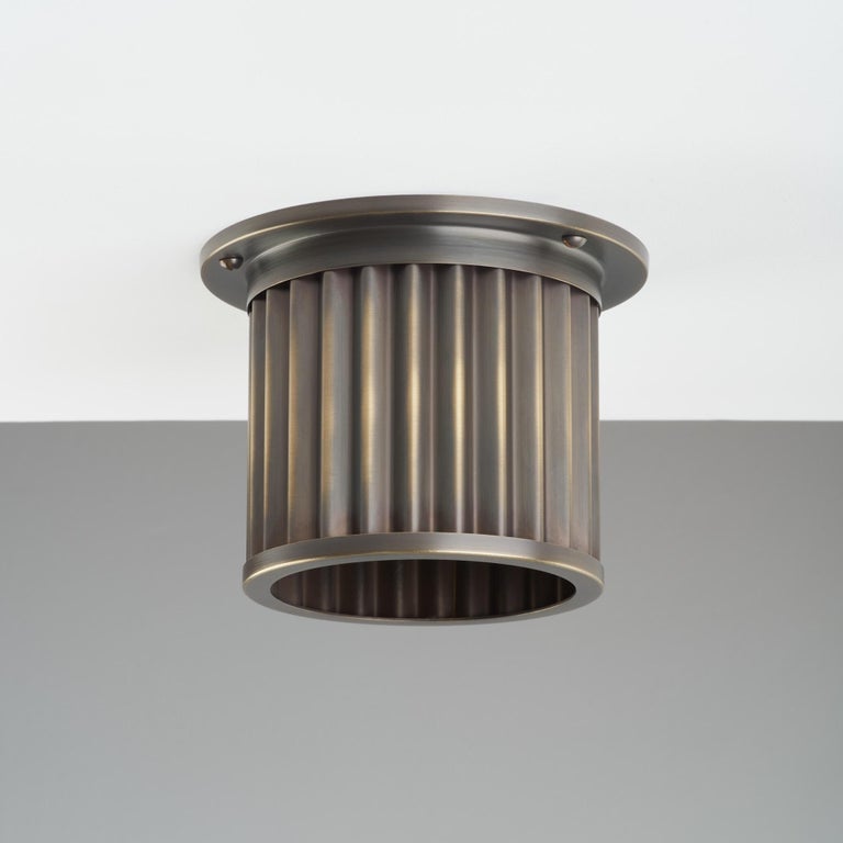 And Objects Littleton End Cap Spot Diffuser, Brass Bronze Recessed ...