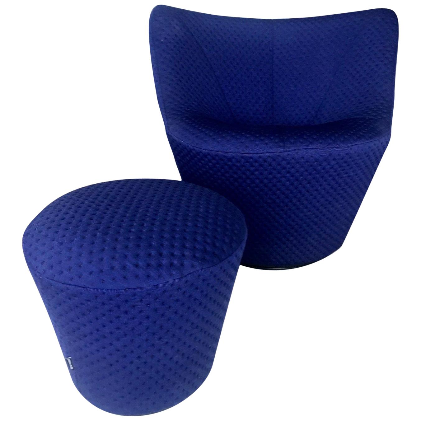 Anda Swivel Armchair and Ottoman by Pierre Paulin for Ligne Roset ...