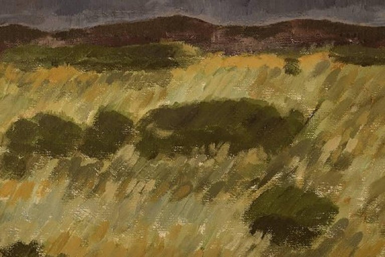 Anders Wallin, Swedish Artist, Swedish Landscape, 1972 at 1stDibs ...