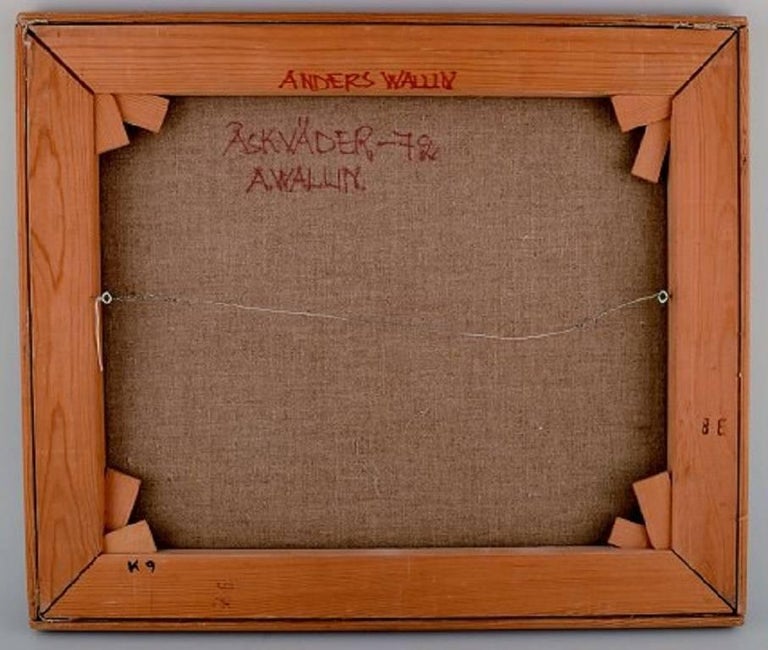 Anders Wallin, Swedish Artist, Swedish Landscape, 1972 at 1stDibs ...