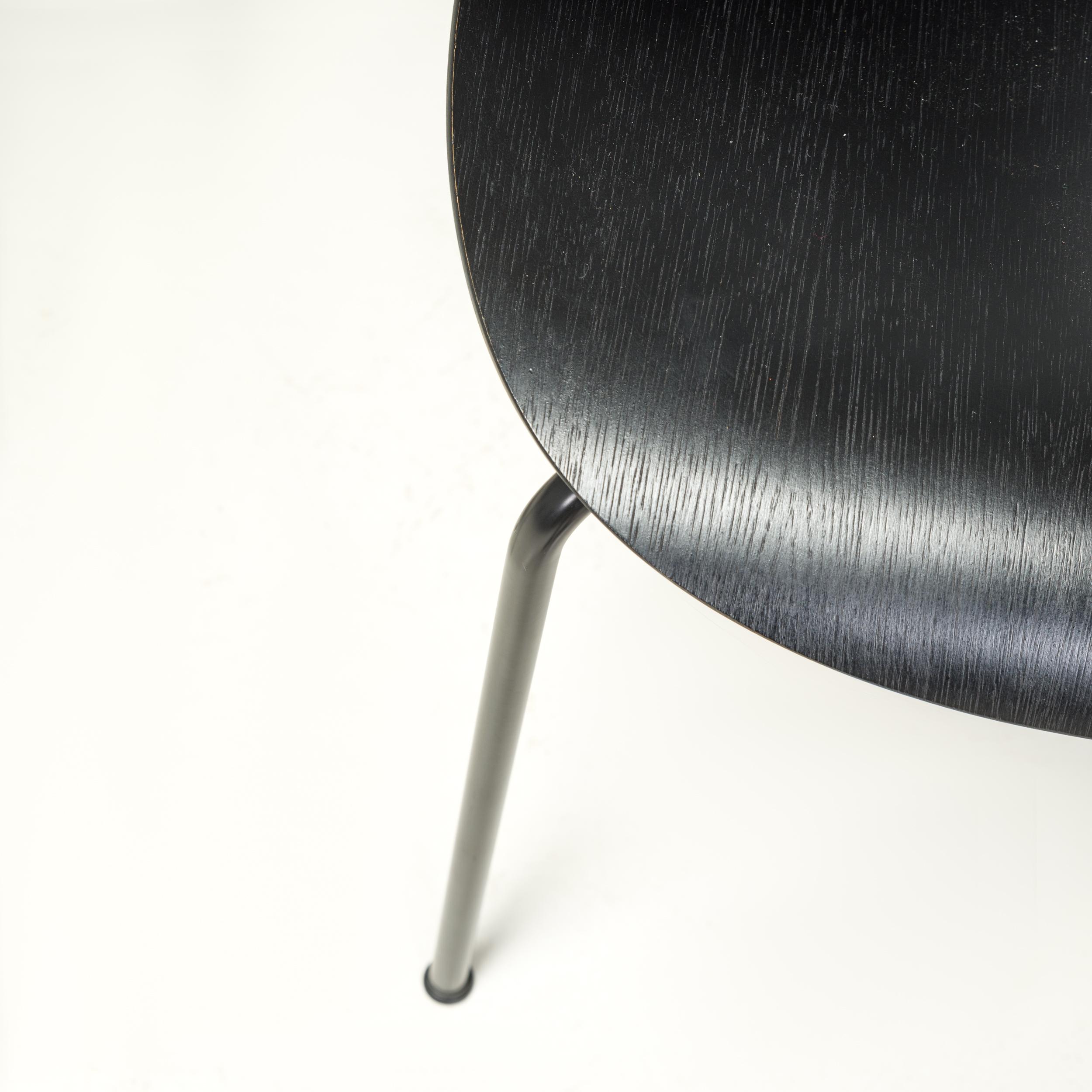 Anderssen and Voll for &Tradition Black Oak AV1 and AV2 Pavilion Chairs, Set of 8 For Sale at ...