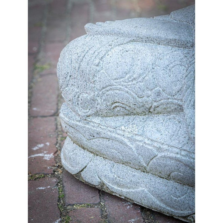 Andesite stone statue of Dewi Tara from Indonesia For Sale at 1stDibs
