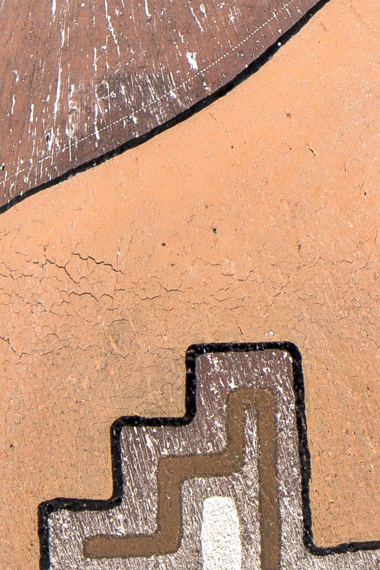 Andile Dyalvane, "uMbona," Vessel, Brown, White Stoneware Clay, 2017 ...