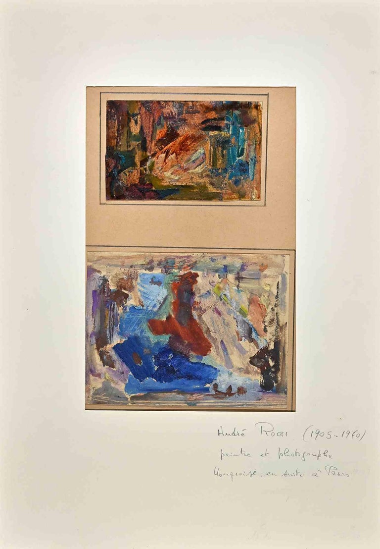 André Rogi - Astract Composition - Original Oil Paint by André Rogi ...