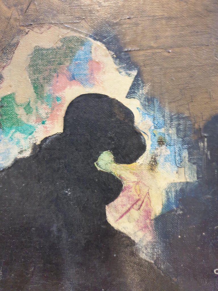 André Tardieu - Mid-century Abstract Expressionist Oil on Canvas. For ...