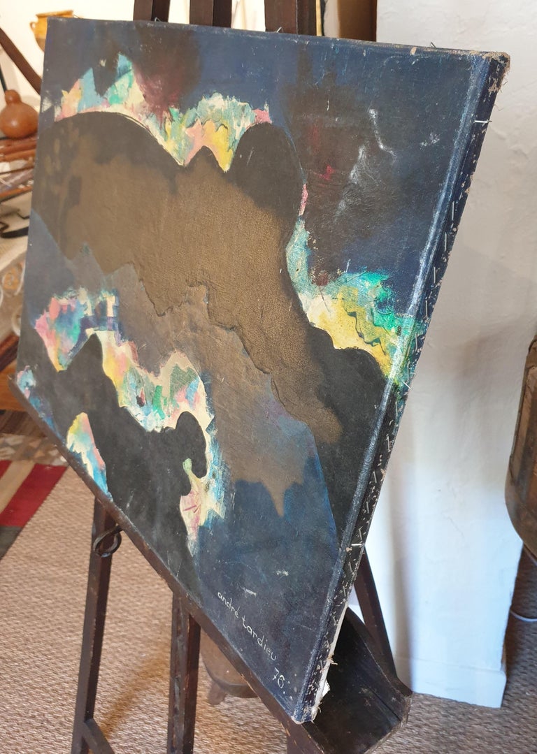 André Tardieu - Mid-century Abstract Expressionist Oil on Canvas. For ...