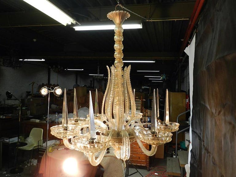 André Arbus, 1940 Ceiling Light, Veronese Editions For Sale at 1stDibs