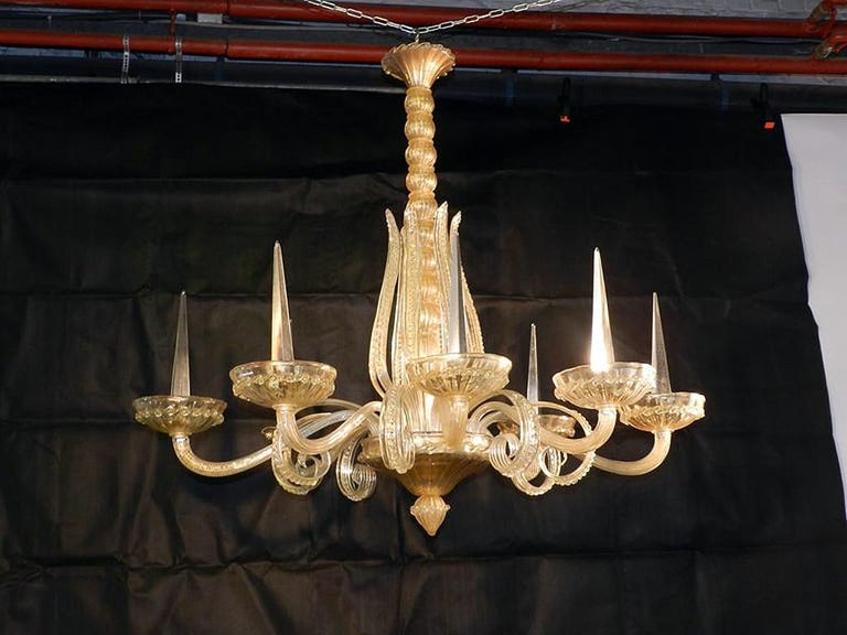 André Arbus, 1940 Ceiling Light, Veronese Editions For Sale at 1stDibs
