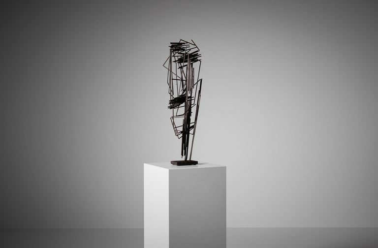 André Bloc Sculpture in Metal and Bronze, 1960s For Sale at 1stDibs