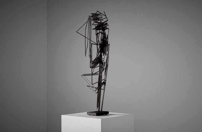 André Bloc Sculpture in Metal and Bronze, 1960s For Sale at 1stDibs