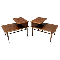 Mid-Century Lane "Acclaim" End Tables by Andre Bus For Sale at 1stDibs