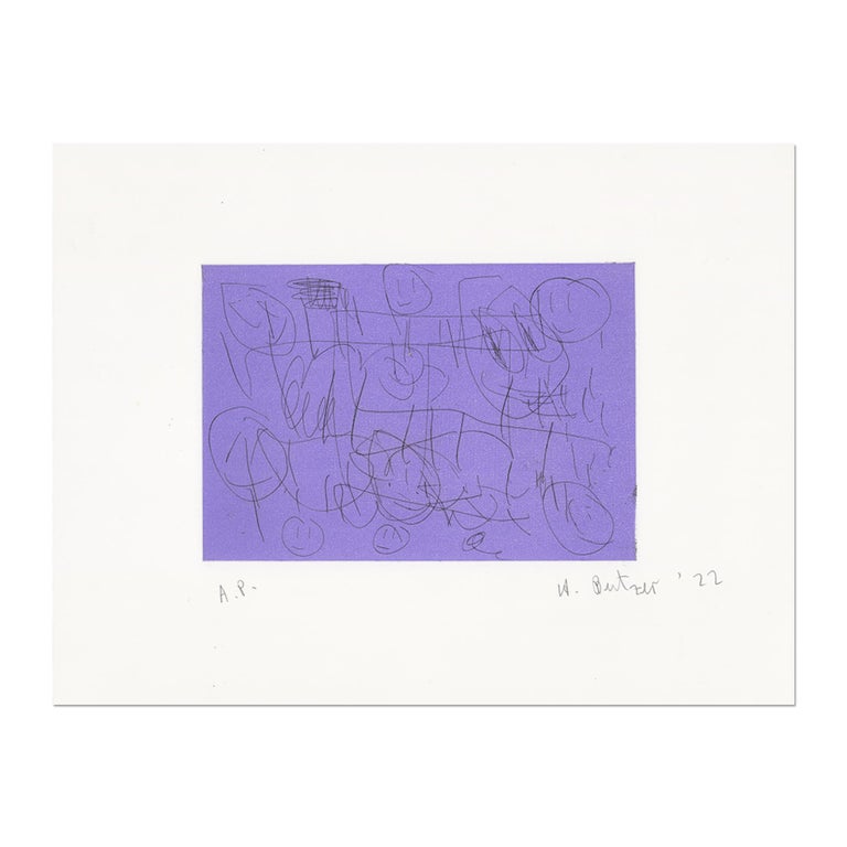 André Butzer - André Butzer, Untitled - Etching on Wove Paper, Signed ...