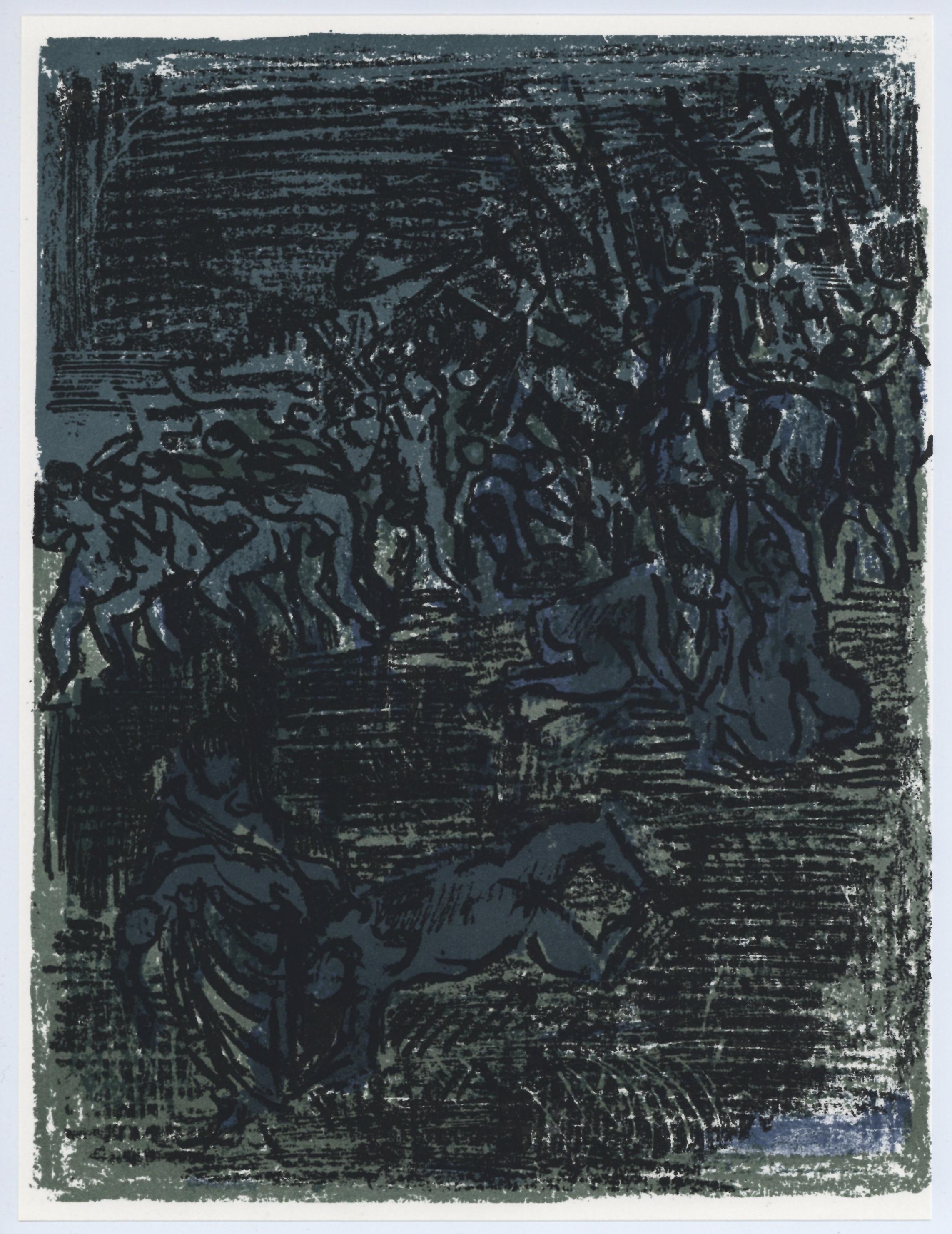 André Cottavoz - original lithograph For Sale at 1stDibs