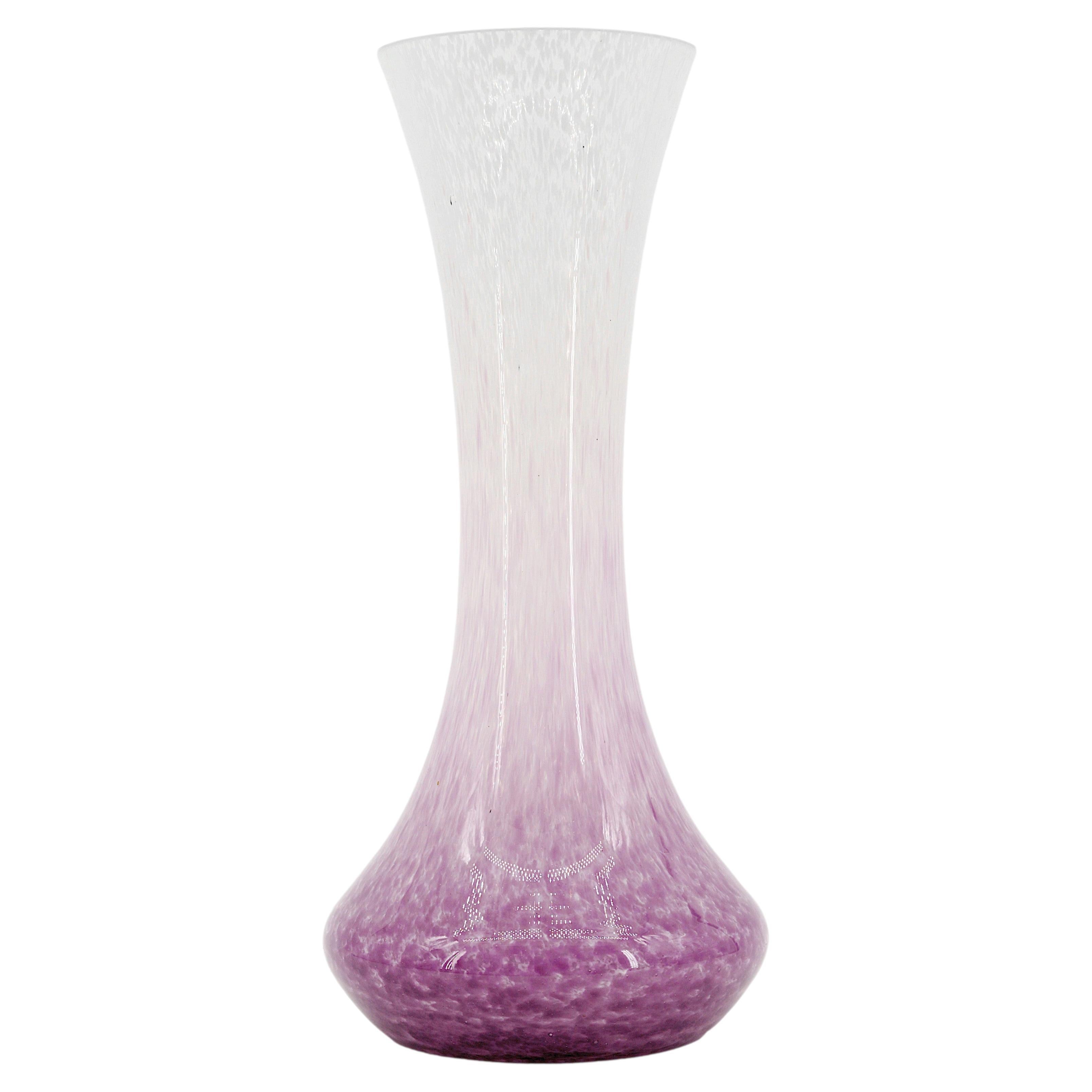 Orange Berluze Art Deco Vase by Delatte, France, 1920s For Sale at 1stDibs