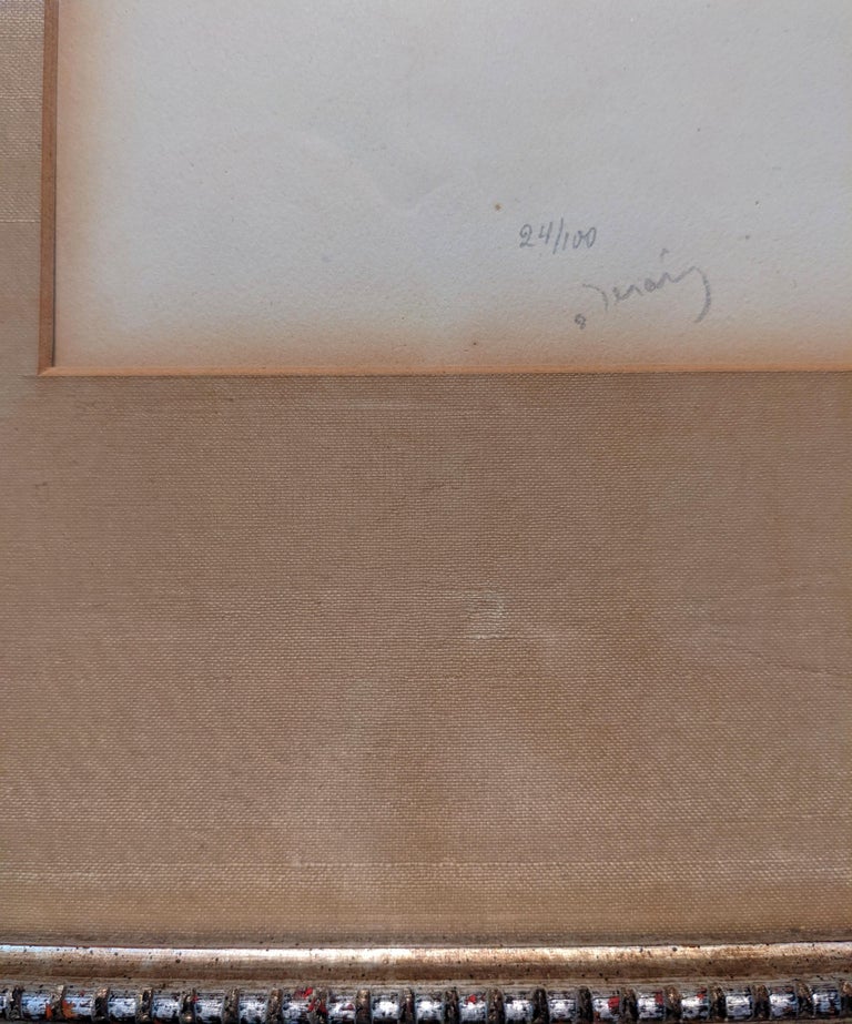 André Derain - Face of a Woman, Her hand behind the Ear For Sale at 1stDibs