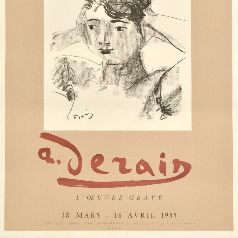 André Derain - Original Vintage Advertising Poster Andre Derain Fauvism ...