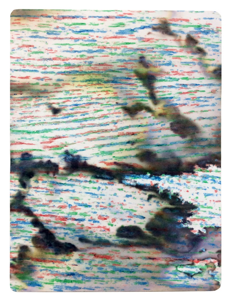 Andre Eamiello - Face and Travels 9 : colourful abstract work of art ...