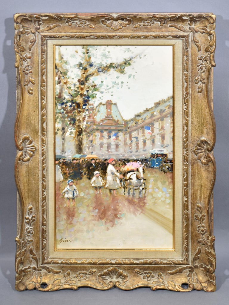 André Gisson - Andre Gisson Antique Original Impressionist Paris Street ...