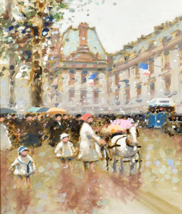 André Gisson - Andre Gisson Antique Original Impressionist Paris Street ...