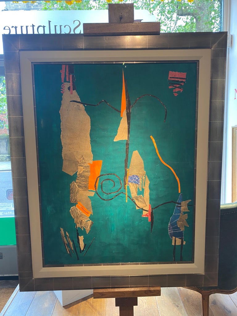 André Lanskoy - 'Abstract Composition' Mixed Media abstract painting ...