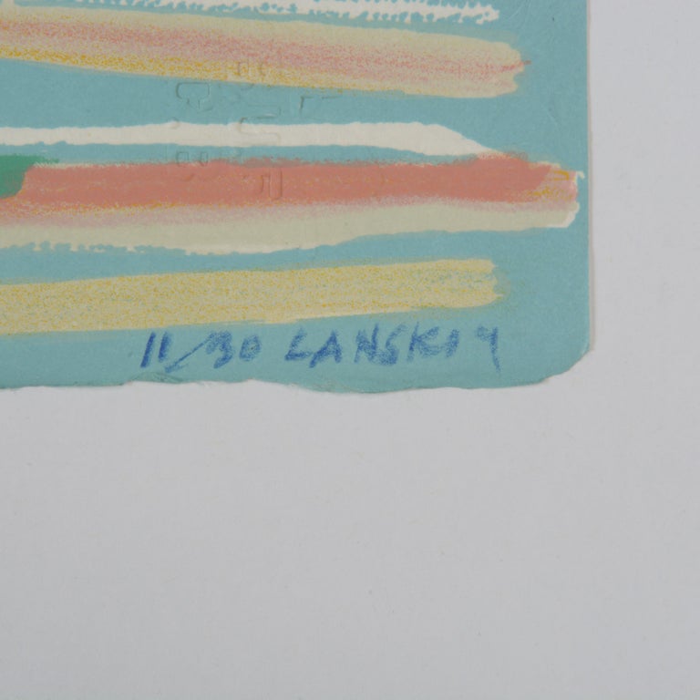 André Lanskoy - Andre Lanskoy Abstract Limited Edition Signed Print ...