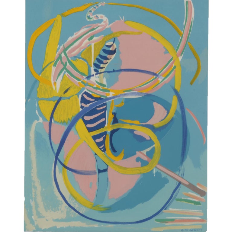 André Lanskoy - Andre Lanskoy Abstract Limited Edition Signed Print ...