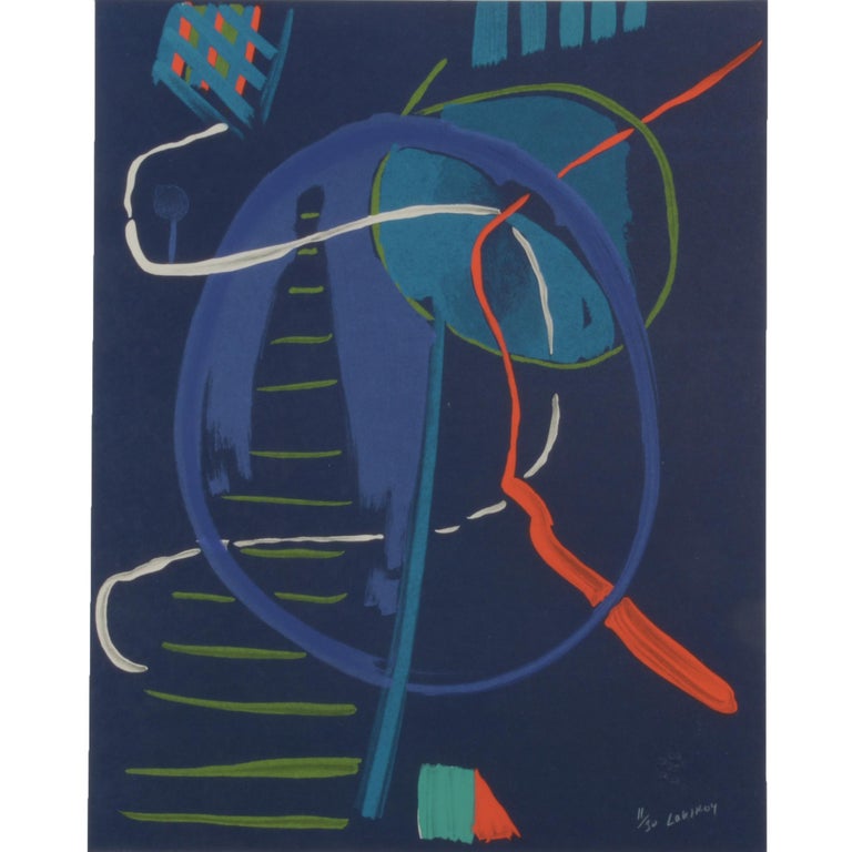 André Lanskoy - Andre Lanskoy Abstract Limited Edition Signed Print ...