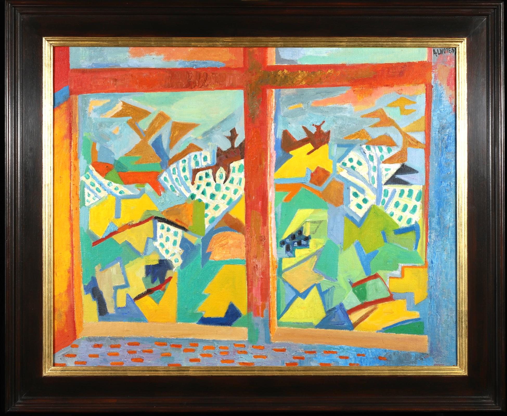 André Lhote - La fenetre a Meneaux - French Cubist Landscape Oil ...