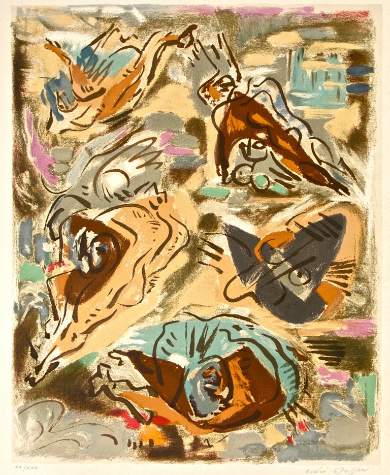 André Masson - Figures in Landscape For Sale at 1stDibs