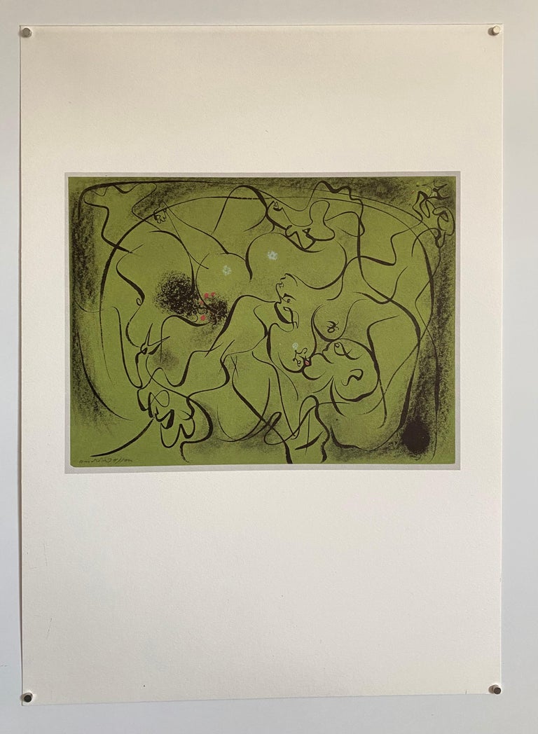 André Masson - French Abstract Surrealist Color Lithograph Andre Masson ...