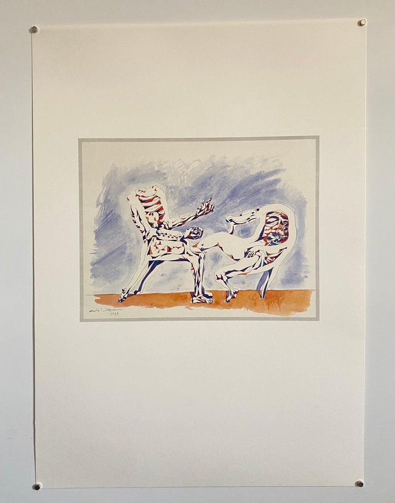 André Masson - French Abstract Surrealist Color Lithograph Andre Masson ...