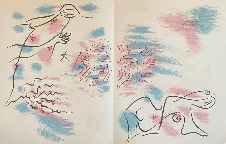 André Masson - French Abstract Surrealist Lithograph Andre Masson ...