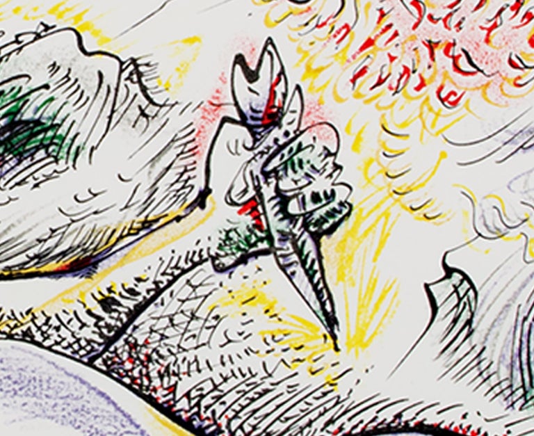 André Masson - "Le Prince Iris," Surrealist Lithograph from "Je Reve ...