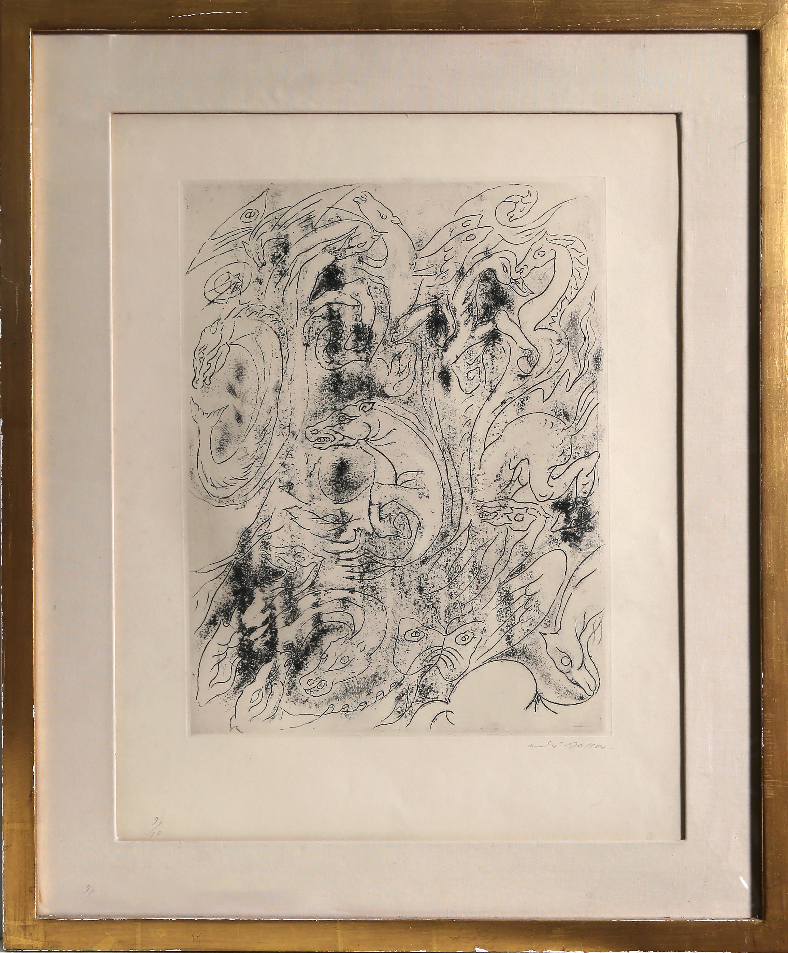 André Masson - Andre Masson, Caliban, from L'Atelier Mourlot, 1965 For ...